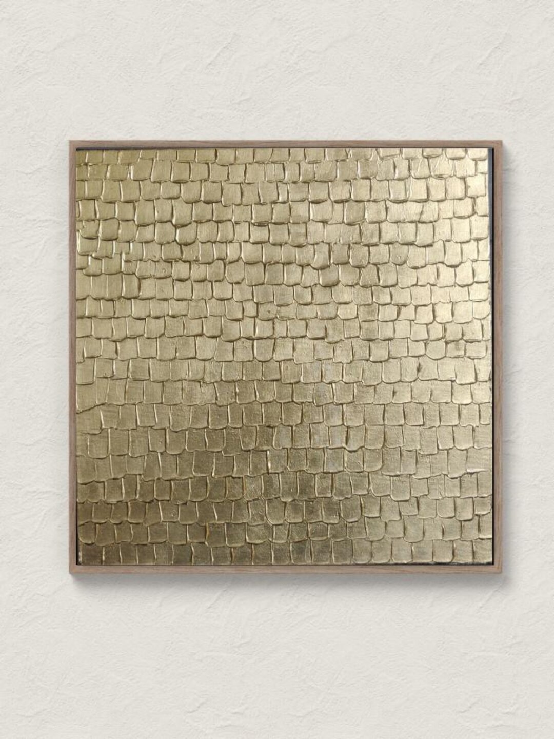 Large Gold Abstract Painting Golden Wall Decor Gold Textured Painting ...
