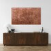 Large Copper Wall Art Handmade Textured Canvas Impasto Painting - Etsy