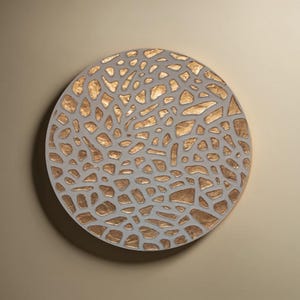 Gold Wall Art 3d Textured Wall Art Circle Wall Decor Golden Wall Art ...