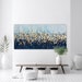 Extra Large Long Narrow Wall Art Handmade Art Abstract Art Gold Wall ...