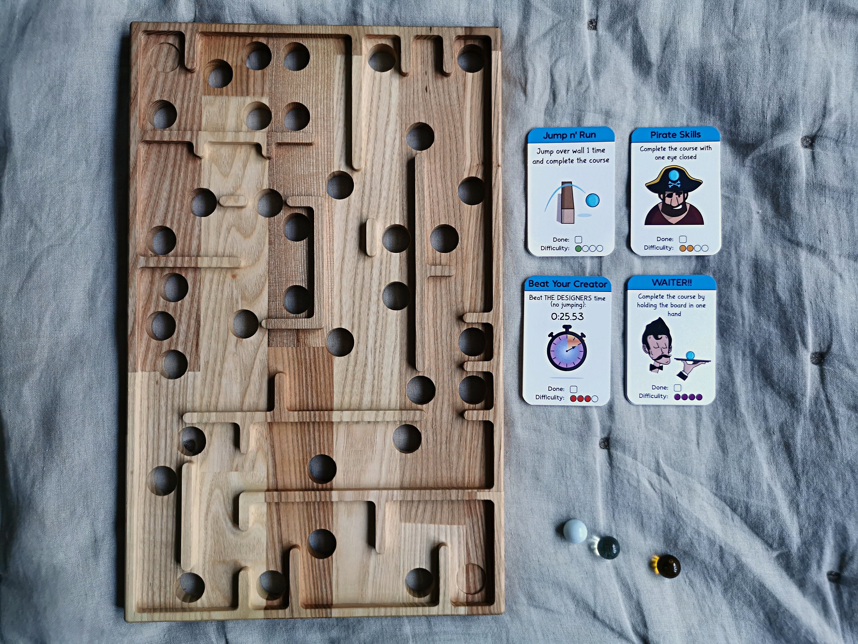 Labyrinth Marble Maze HARD / Ball Maze Game Wooden Labyrinth Wooden ...