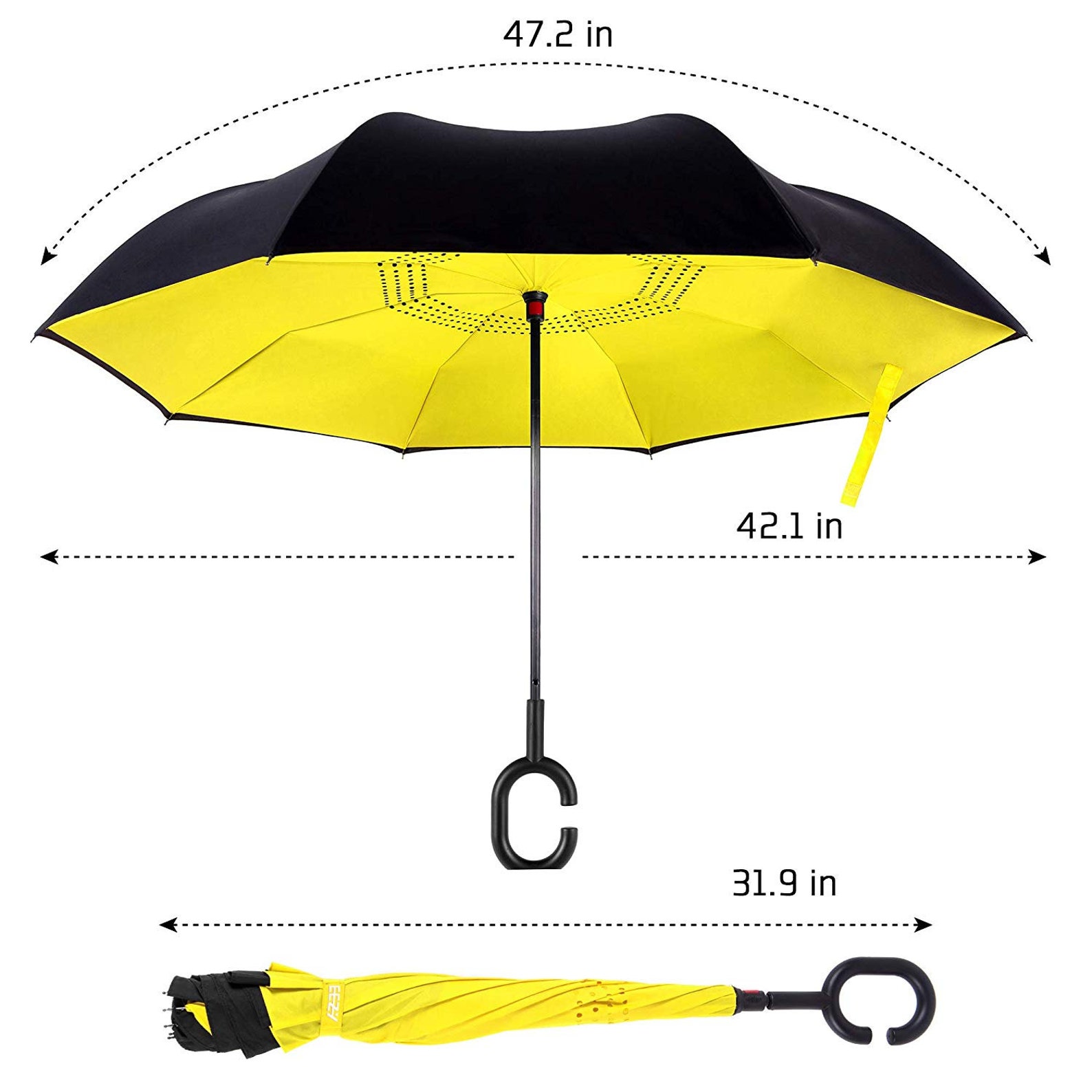 Inverted Umbrella Umbrella Windproof Reverse Umbrella - Etsy