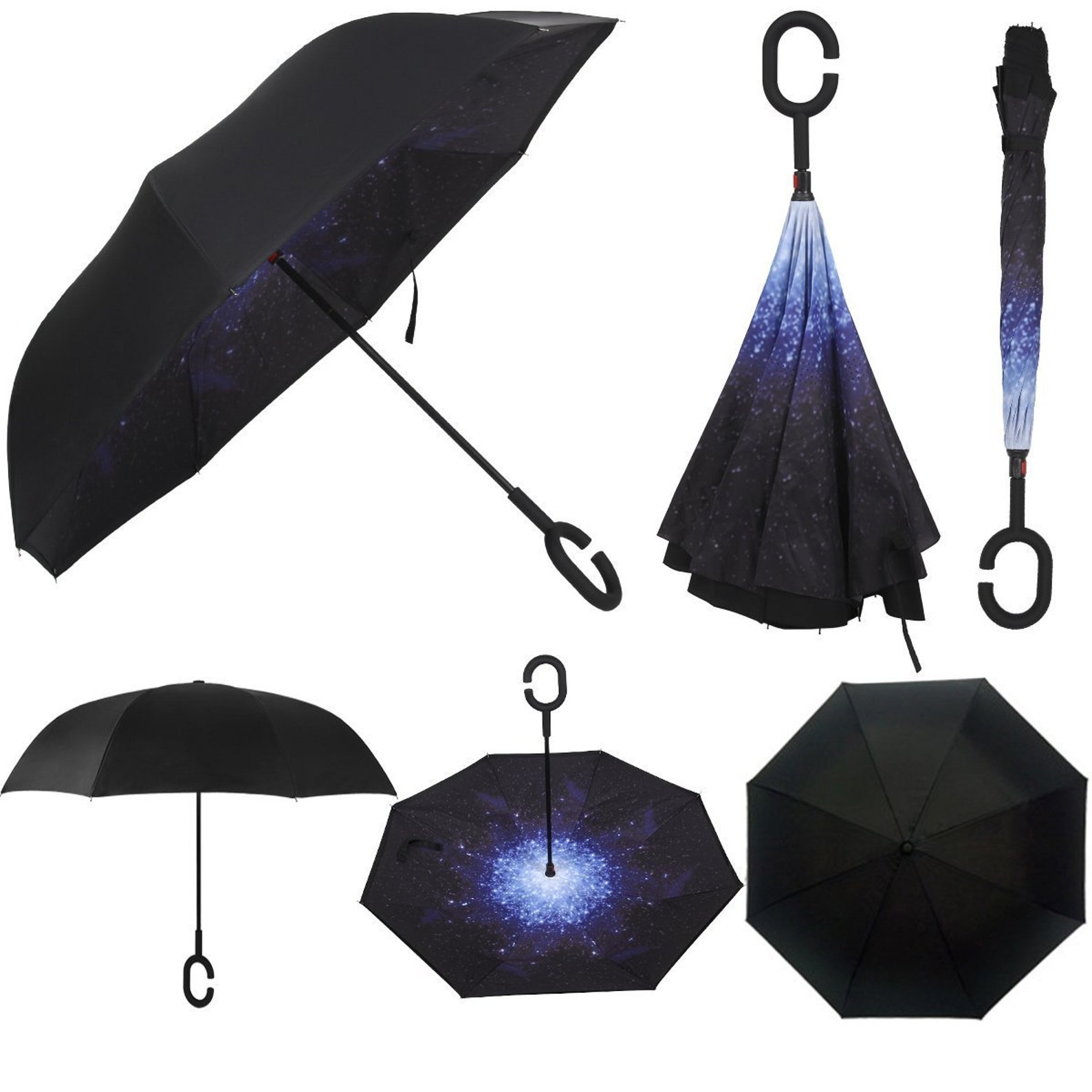 Inverted Umbrella Windproof Reverse Umbrella Umbrellas for - Etsy