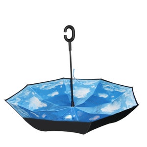 Inverted Umbrella Umbrella Windproof, Reverse Umbrella, Umbrellas for ...