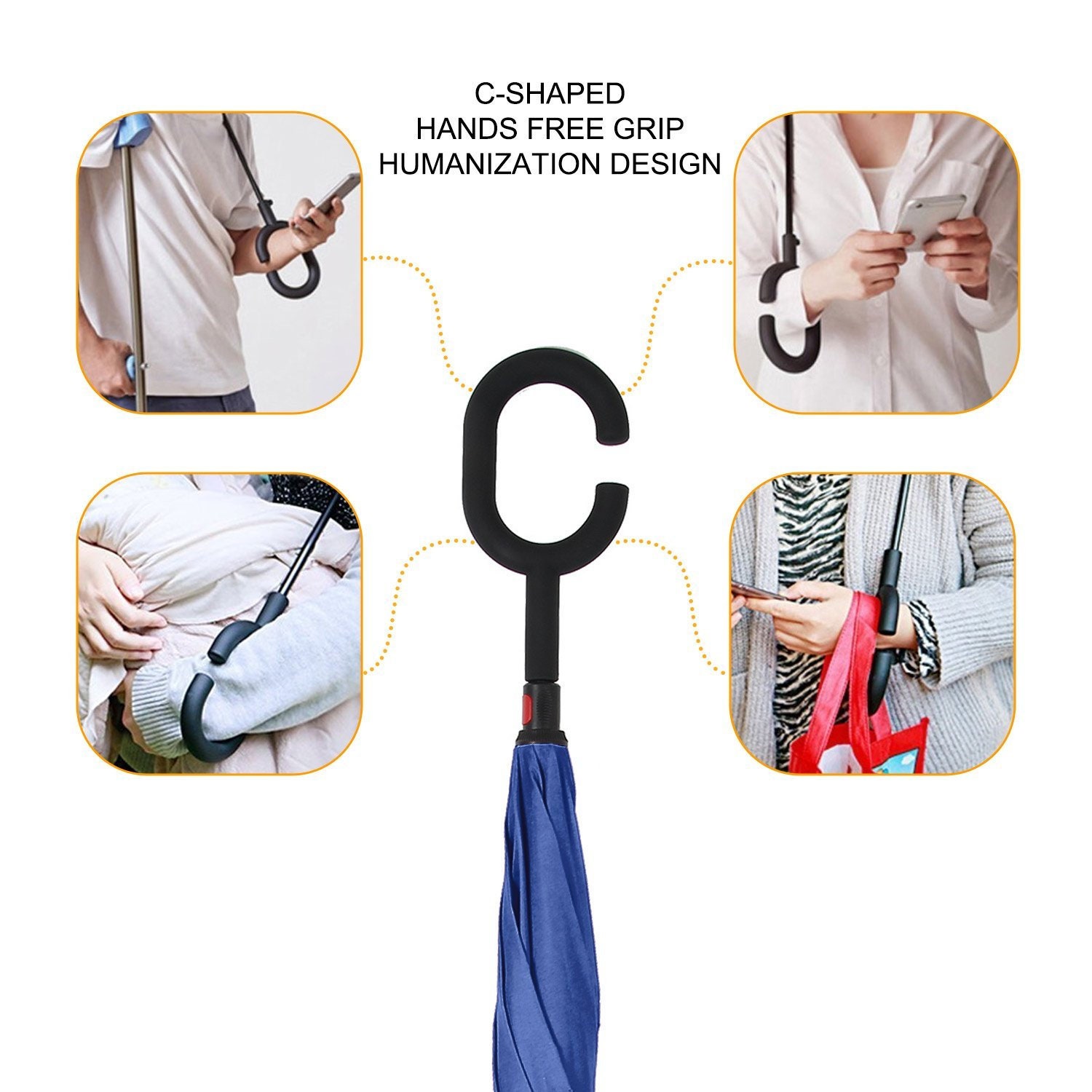 Inverted Umbrella Umbrella Windproof Reverse Umbrella | Etsy