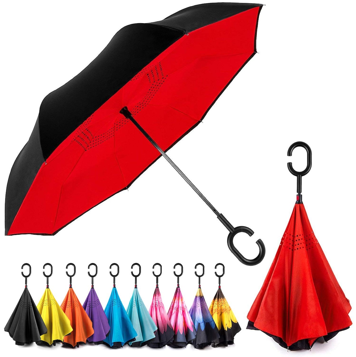 Inverted Umbrella Umbrella Windproof Reverse Umbrella - Etsy