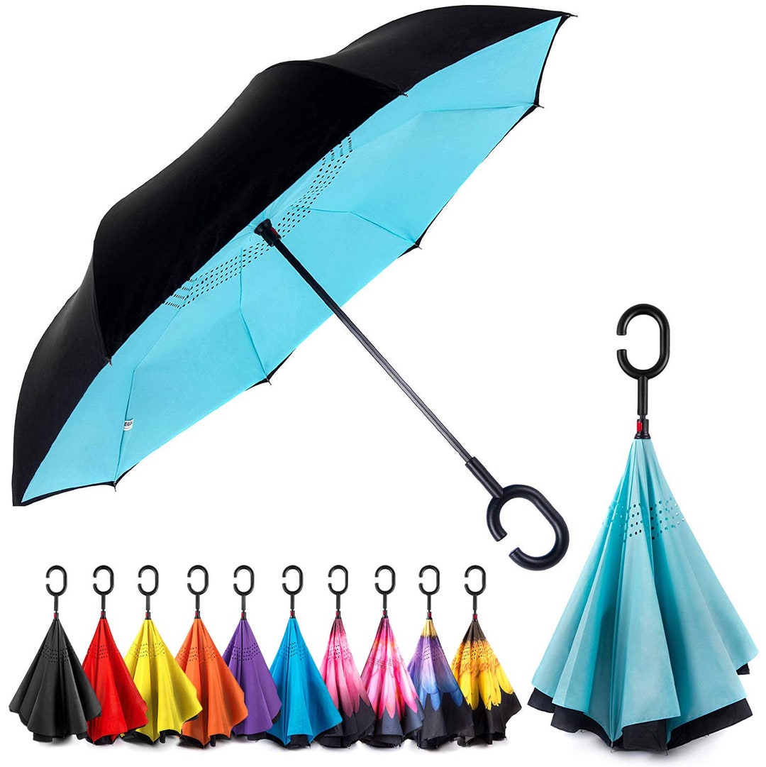 Inverted Umbrella Umbrella Windproof Reverse Umbrella Umbrellas for ...