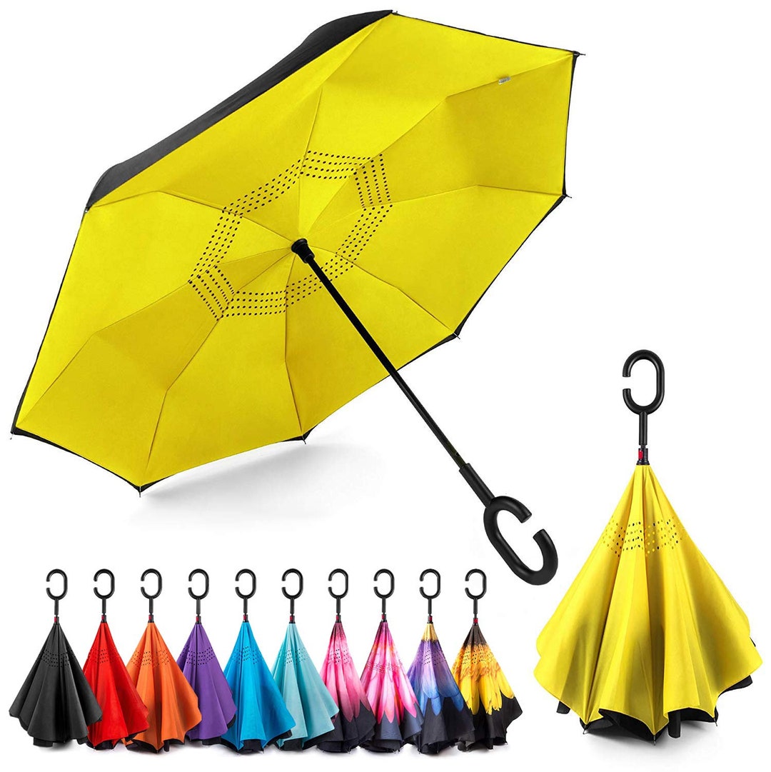 Inverted Umbrella Umbrella Windproof Reverse Umbrella Umbrellas for ...