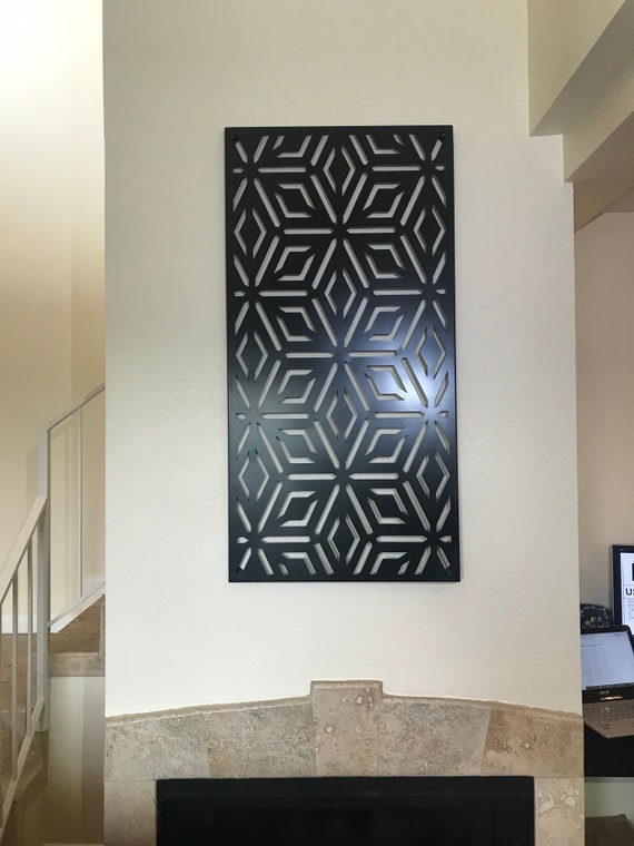 Metal Privacy Screen Laser Cut Decorative Steel Privacy Panel - Etsy