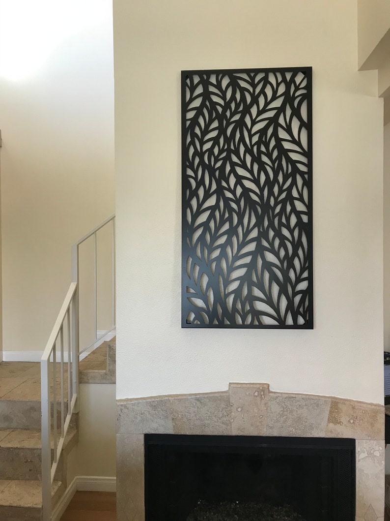 Metal Privacy Screen Laser Cut Decorative Steel Privacy Panel - Etsy