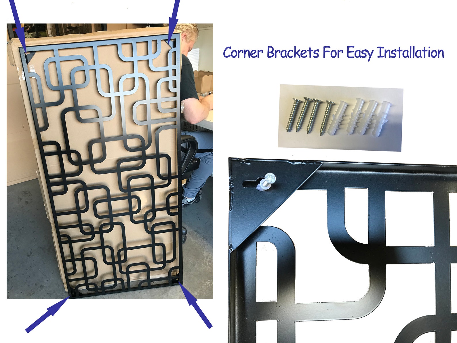 Metal Privacy Screen Laser Cut Decorative Steel Privacy Panel - Etsy