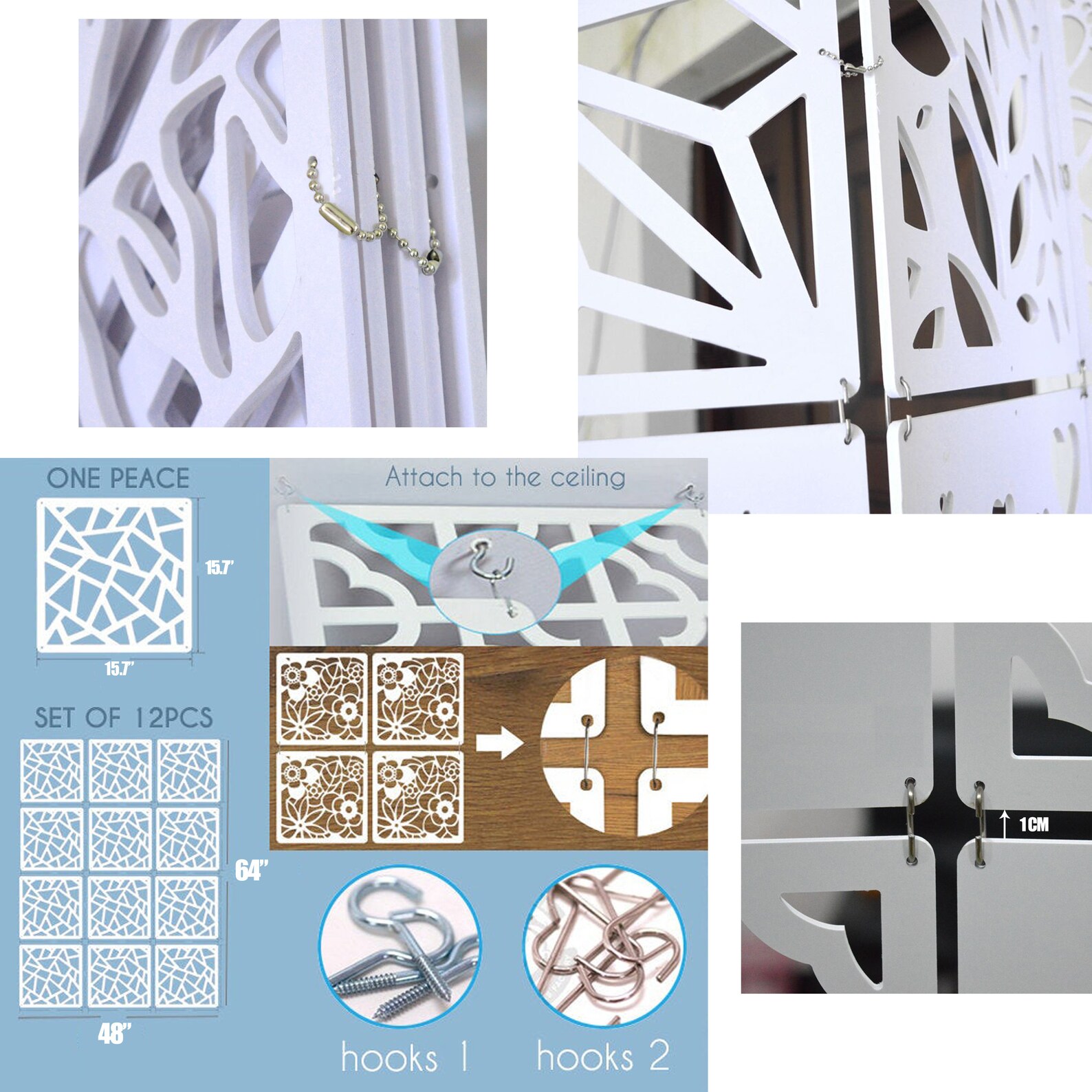 Custom Decorative Screen Divider System for Walls Dividing | Etsy