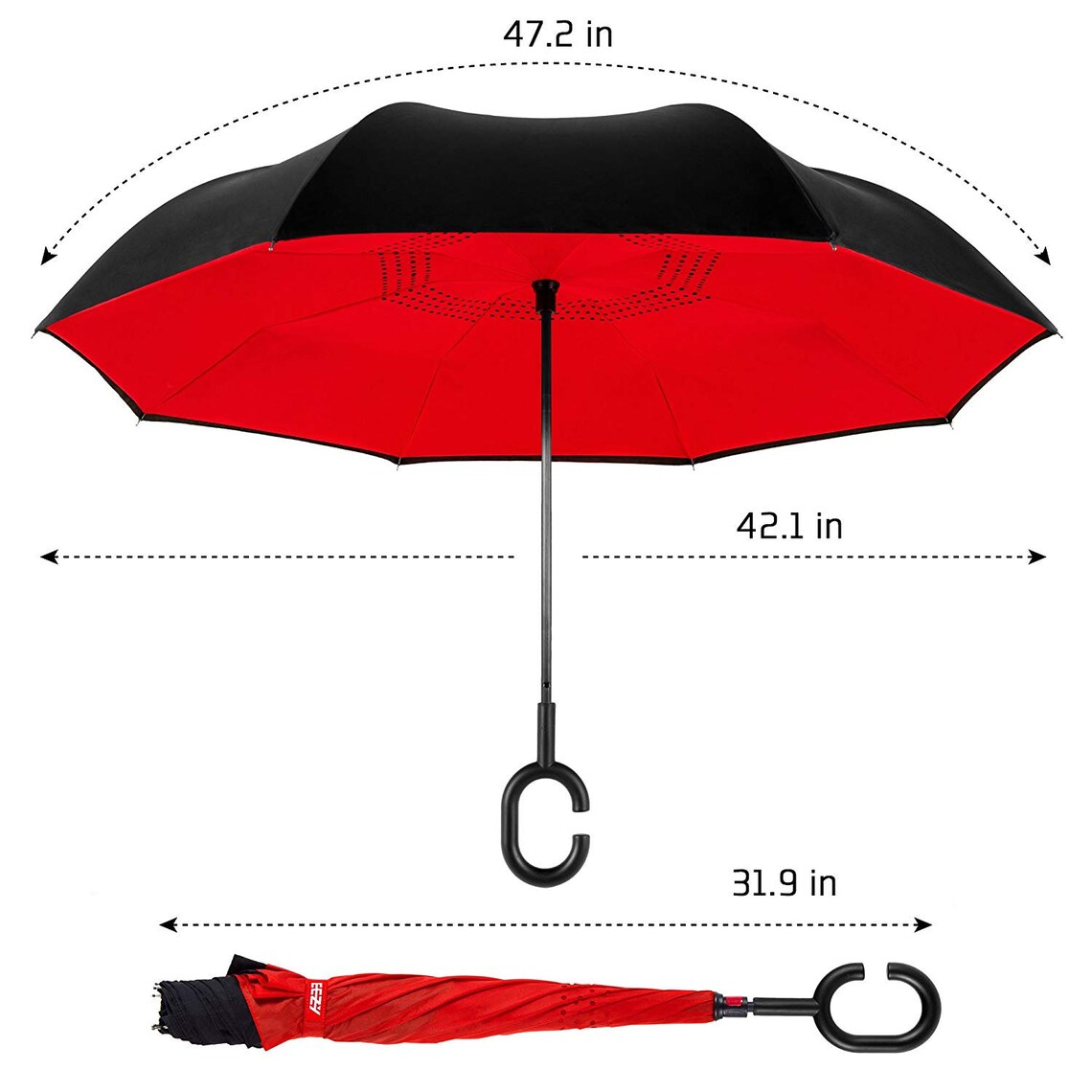 Inverted Umbrella Umbrella Windproof Reverse Umbrella - Etsy