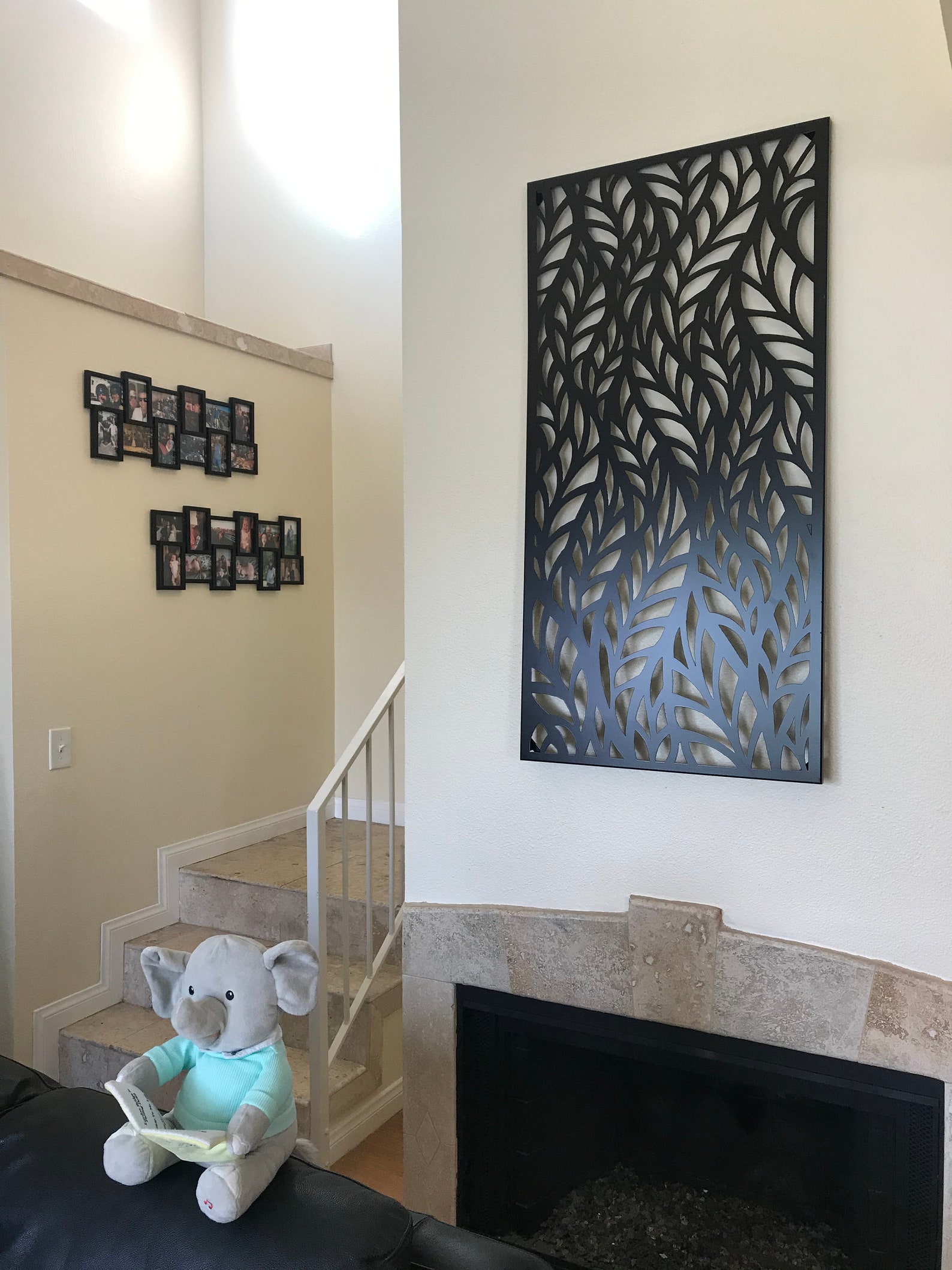 Metal Privacy Screen Laser Cut Decorative Steel Privacy Panel - Etsy