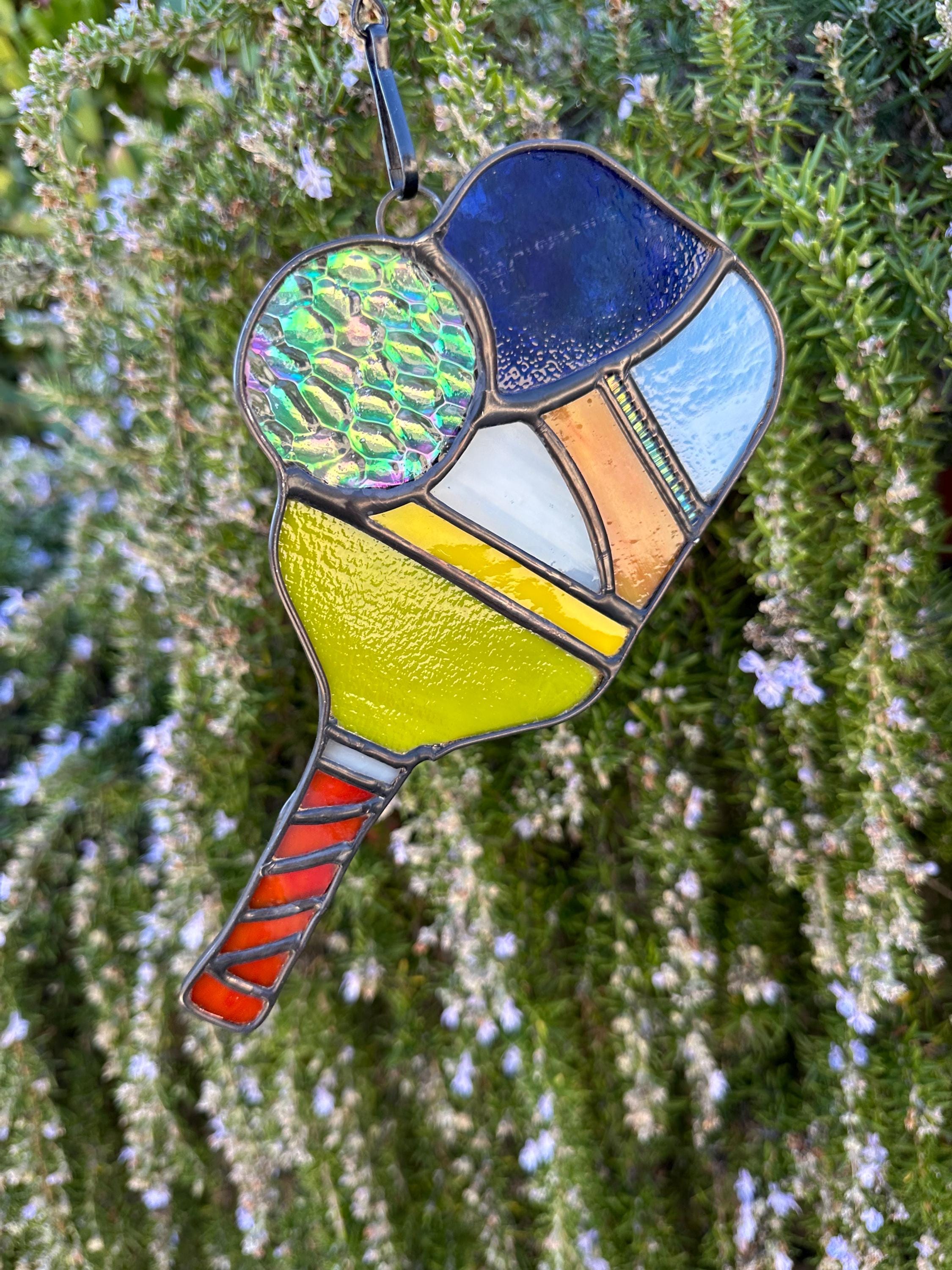 Pickleball Paddle Sun Catcher - Etsy