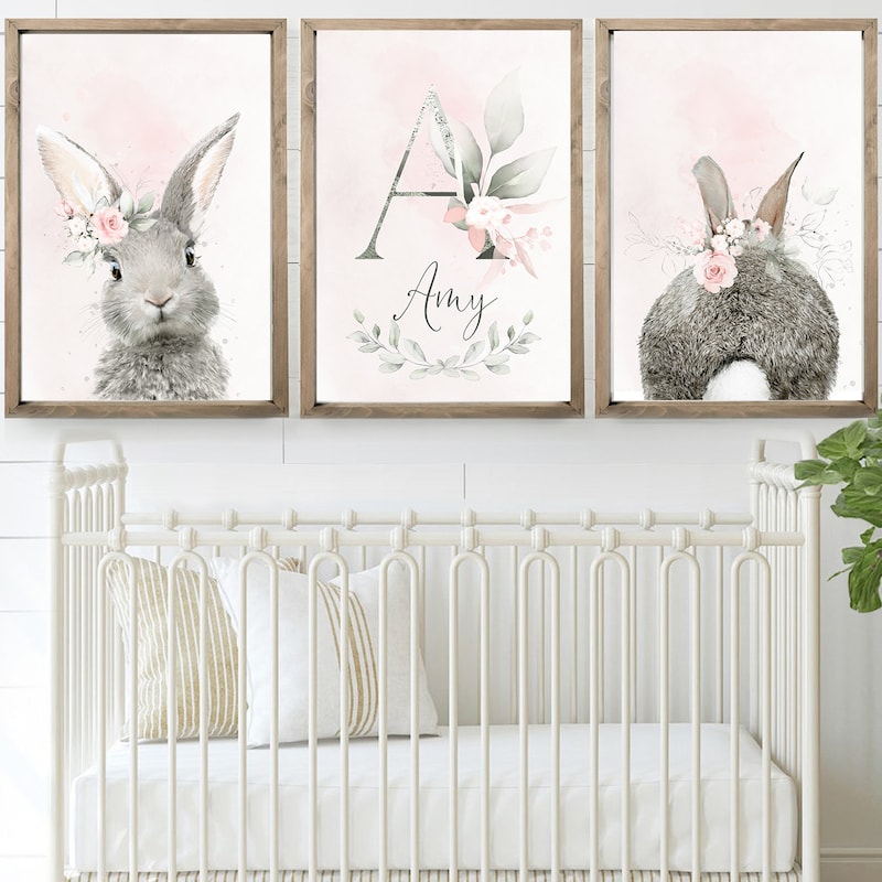 Bunny Nursery Decor - Etsy