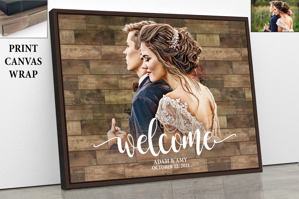 Rustic Wedding Welcome Sign Wood Wedding Signs Wood Wedding - Etsy