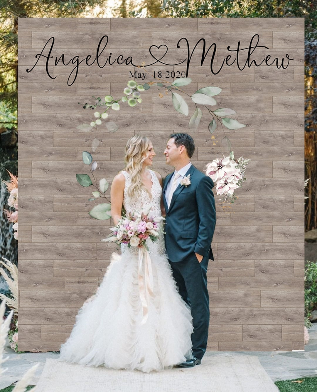 Rustic Wedding Decor Boho Wedding Backdrop for Reception Wedding ...