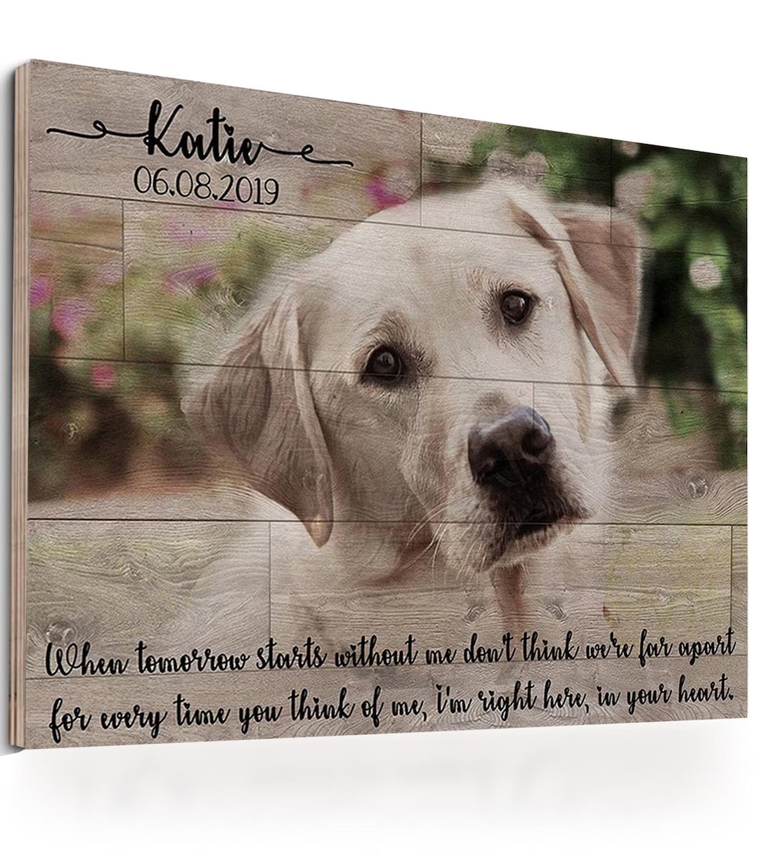 Custom Pet Portrait Unique Gift Dog Memorial Gift Best Gift ...