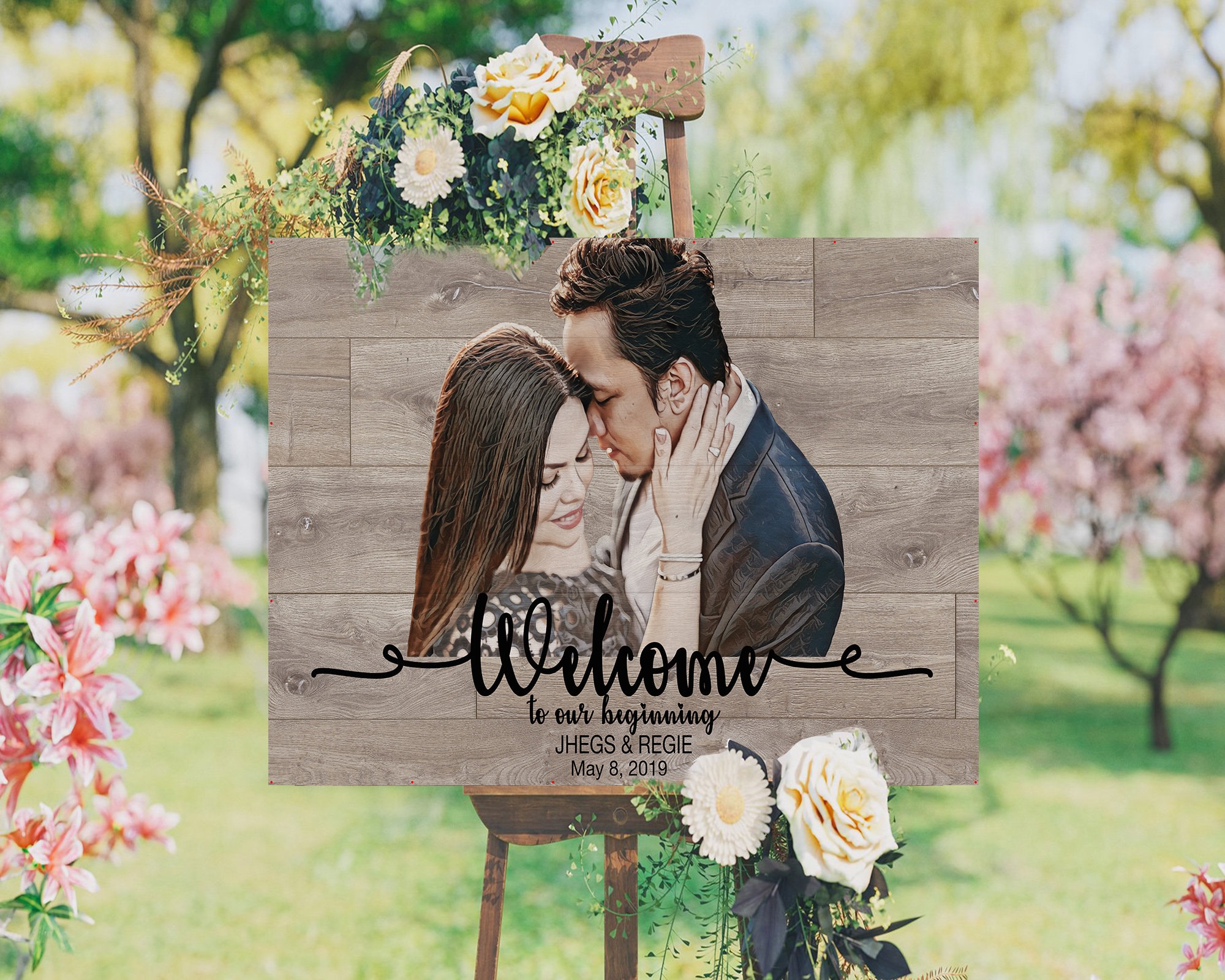 Rustic Wedding Welcome Sign Wood Wedding Signs Wood Wedding | Etsy