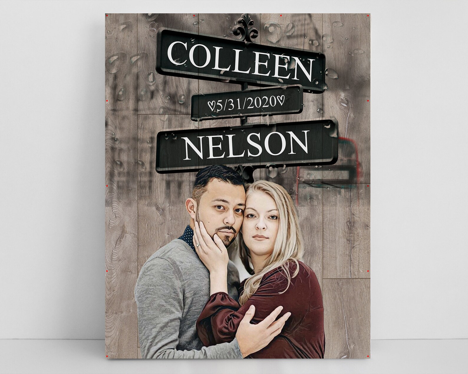 Personalized Street Name Sign & Wedding Date Print Custom Road - Etsy