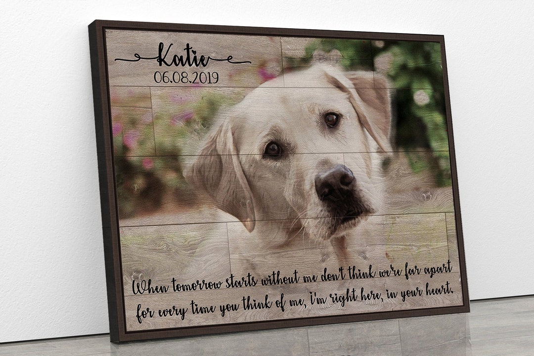 Custom Pet Portrait Unique Gift Dog Memorial Gift Best Gift ...