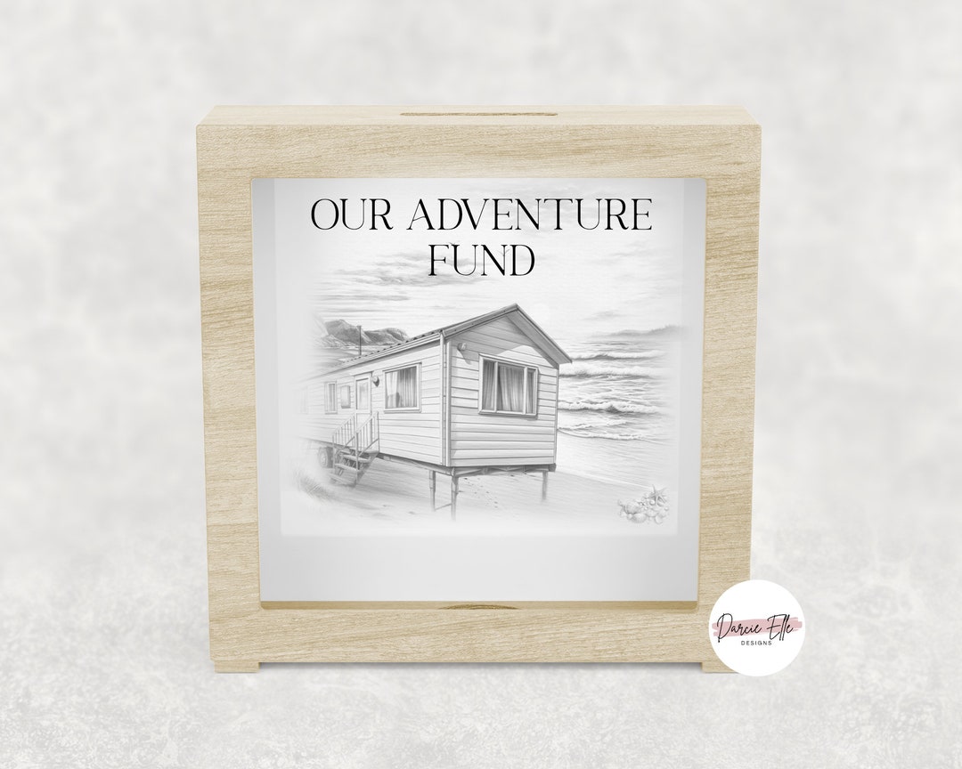 Static Caravan Money Box | Shadow Money Bank | Motorhome Gift | Savings ...