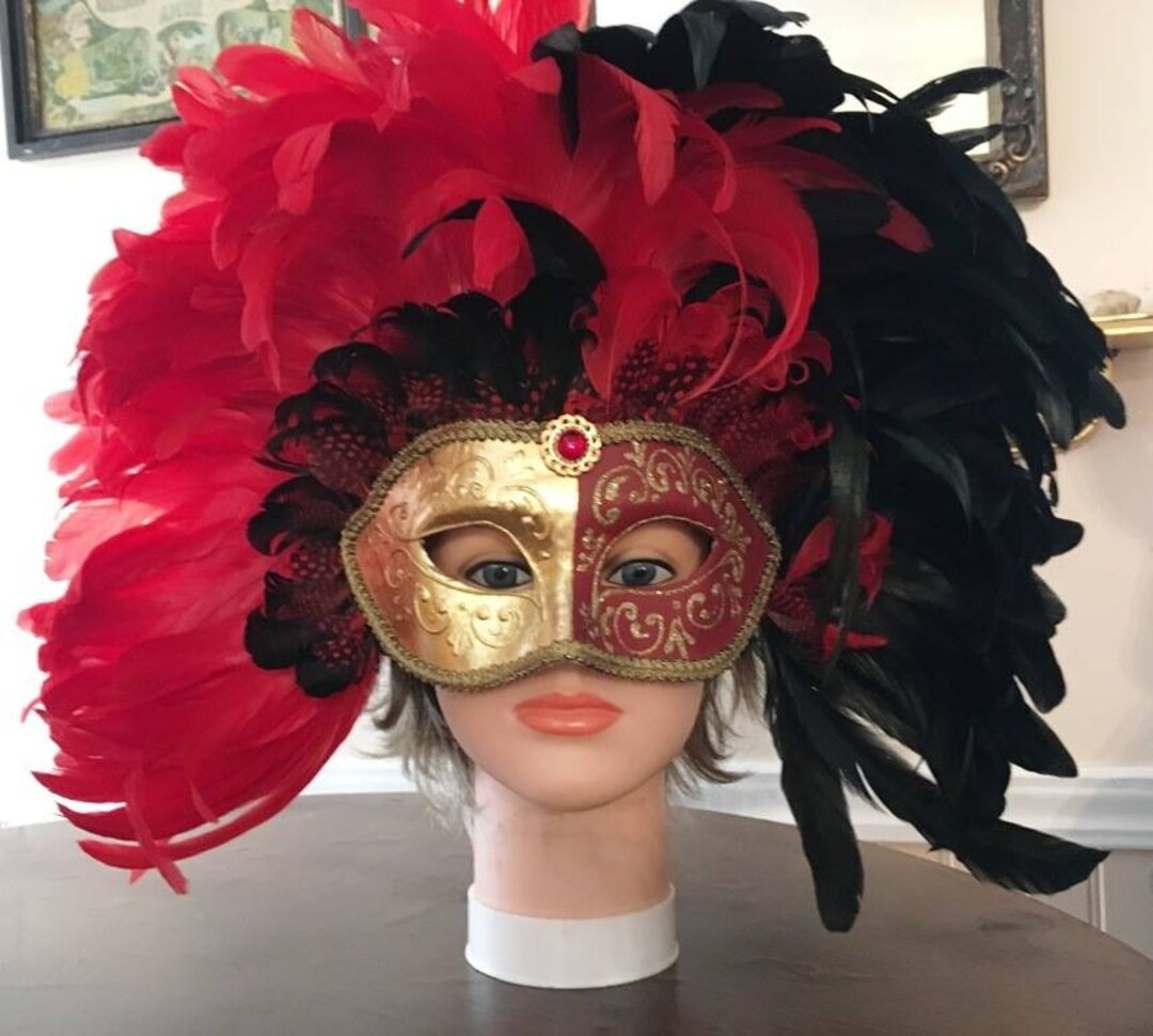 Vintage Masquerade Mask - Etsy