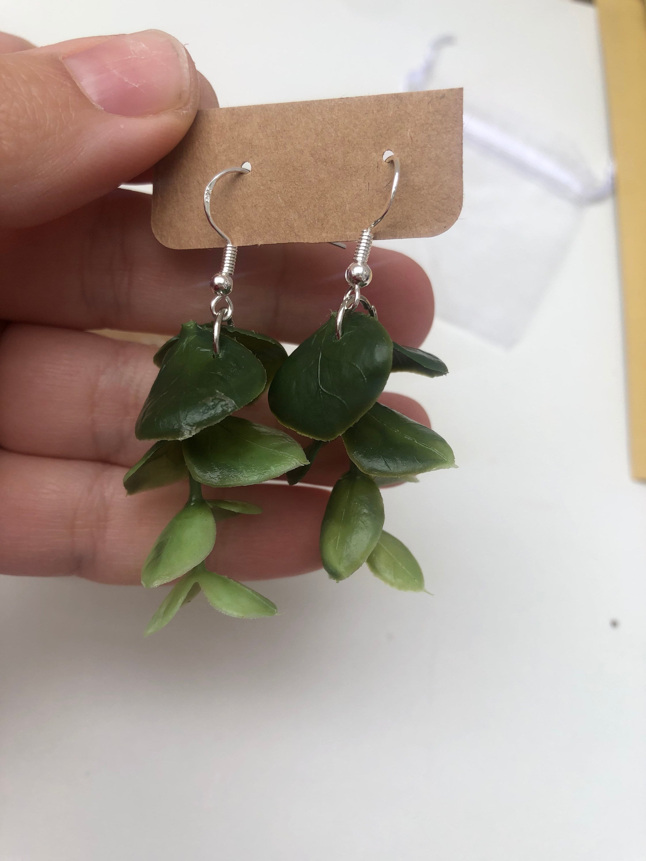 Handmade Plant Earrings Floral Earrings | Etsy UK