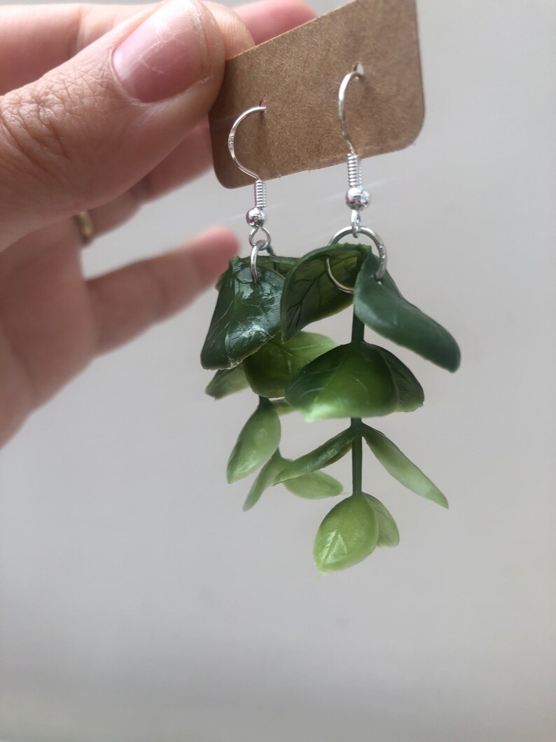 Handmade Plant Earrings Floral Earrings - Etsy UK