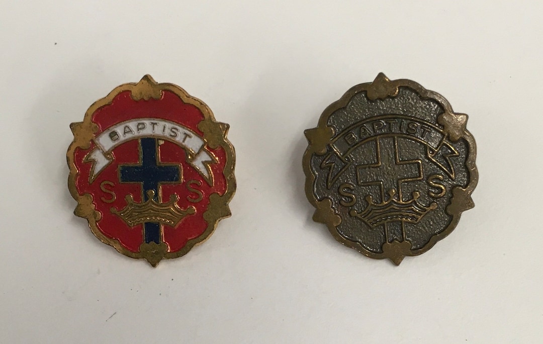 Baptist Sunday School Pins - Etsy