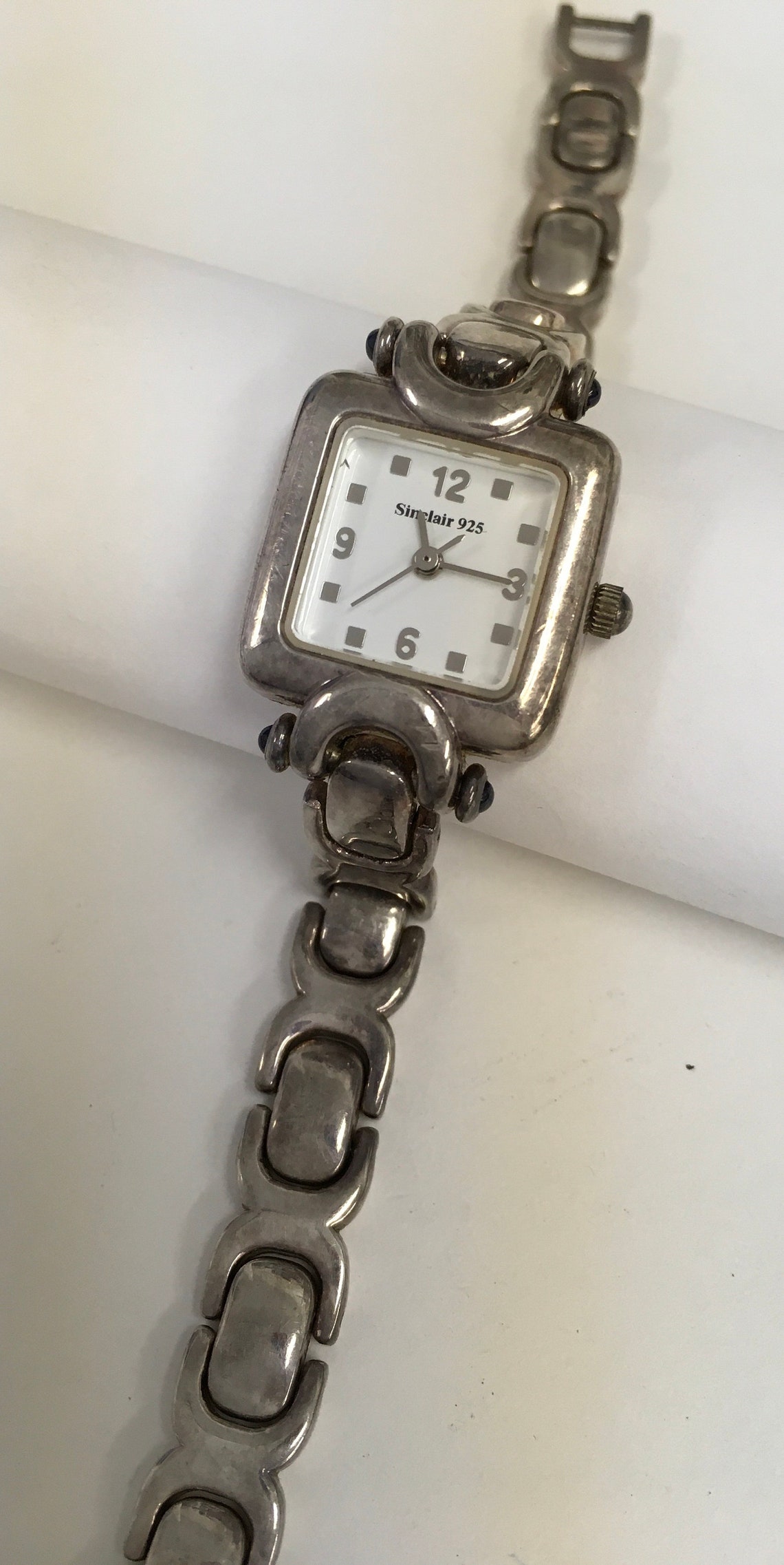 Watch Quartz, Sterling Silver Case and Bracelet 6 1/2” - Etsy