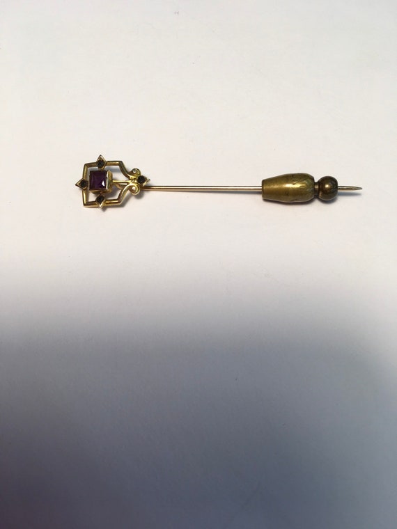 Antique stick pin - Gem