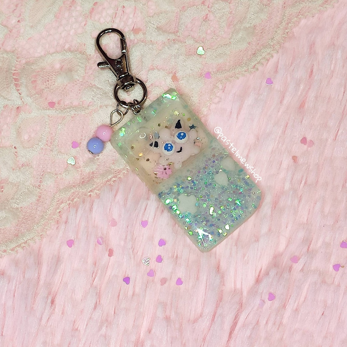 Gameboy Shaker Jigglypuff Keychains Pokémon Merchandising - Etsy