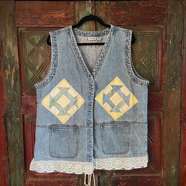 Upcycled Vest - Etsy