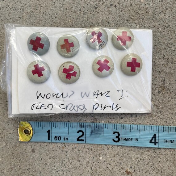 1920s vintage Red Cross WW1 pin bundle - Gem