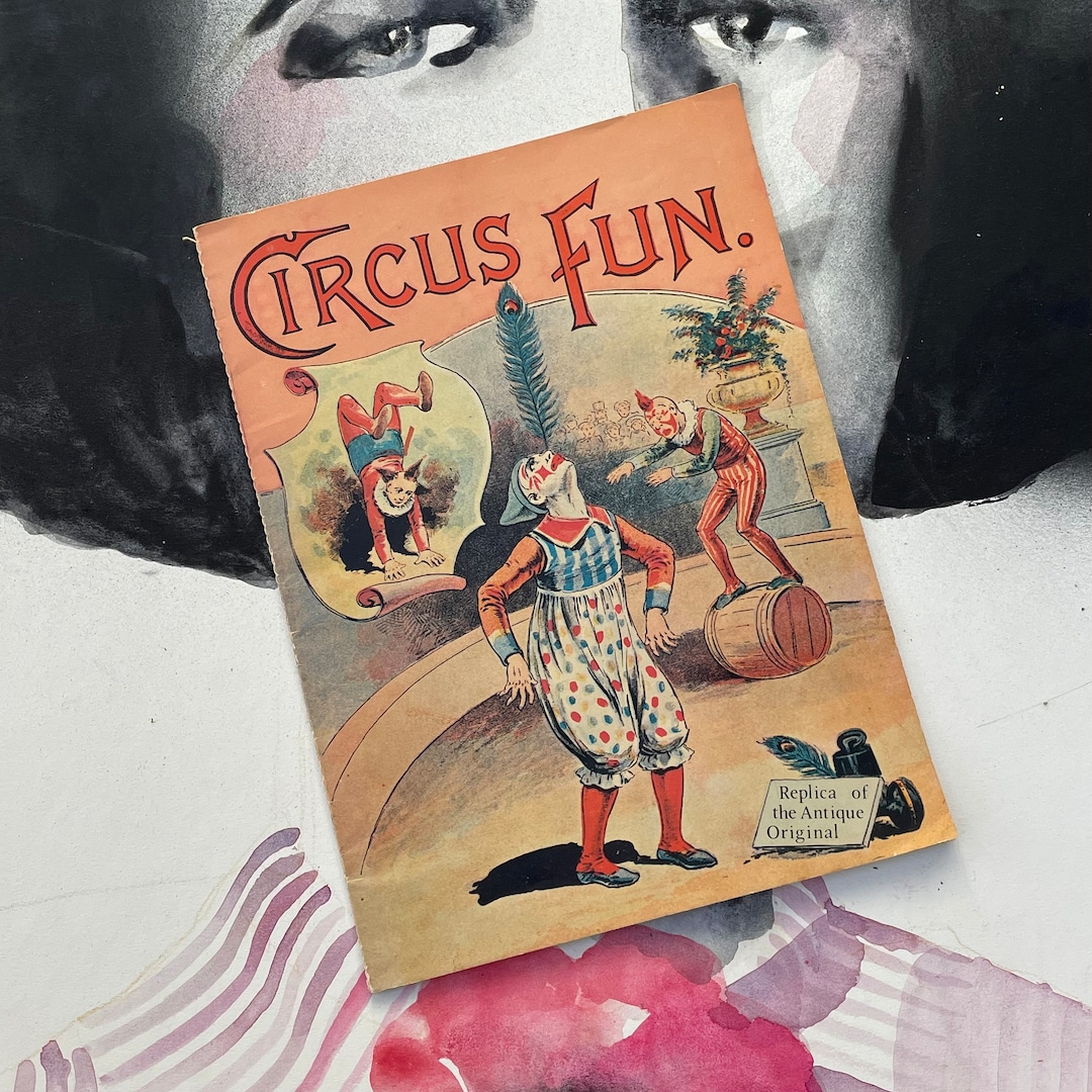 Vintage Circus Fun Collectible Book - Etsy