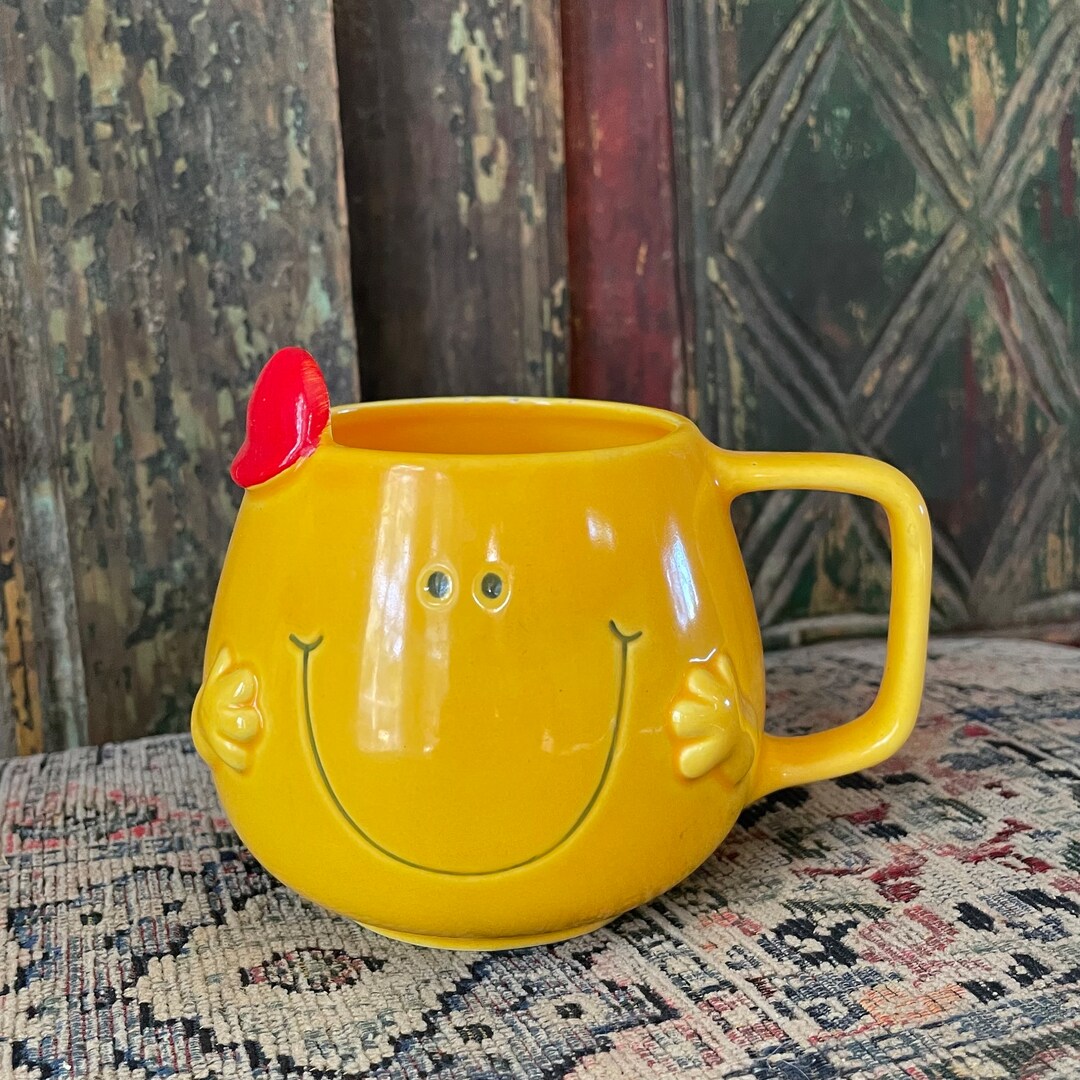 Vintage Roger Hargreaves Mr.happy Mug - Etsy