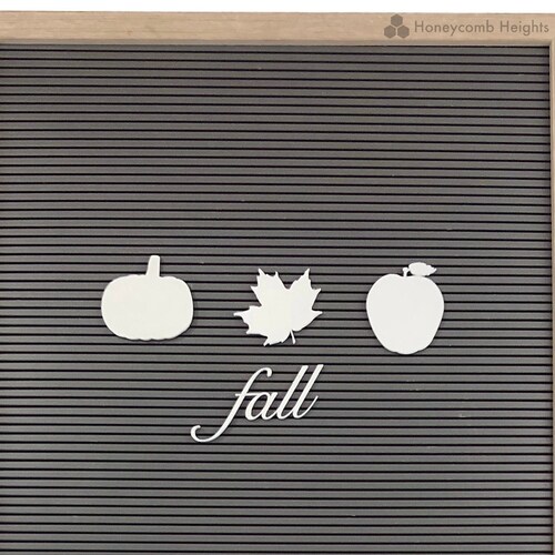 HALLOWEEN Letter Board Ornaments pack of 4 // Felt Letter | Etsy