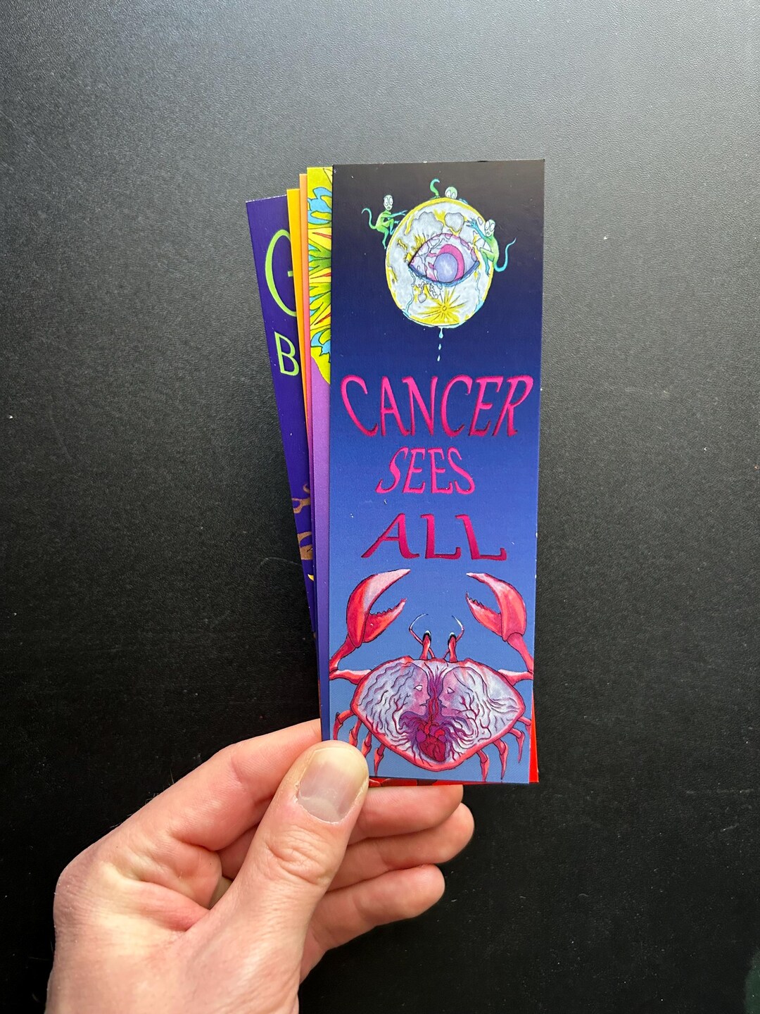 Cancer Sign Bookmark - Etsy