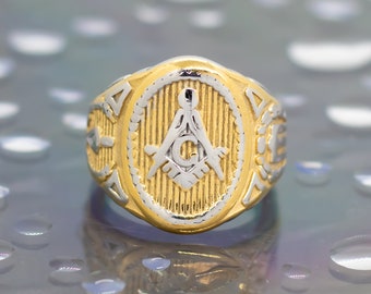 Masonic Pinky Ring - Etsy