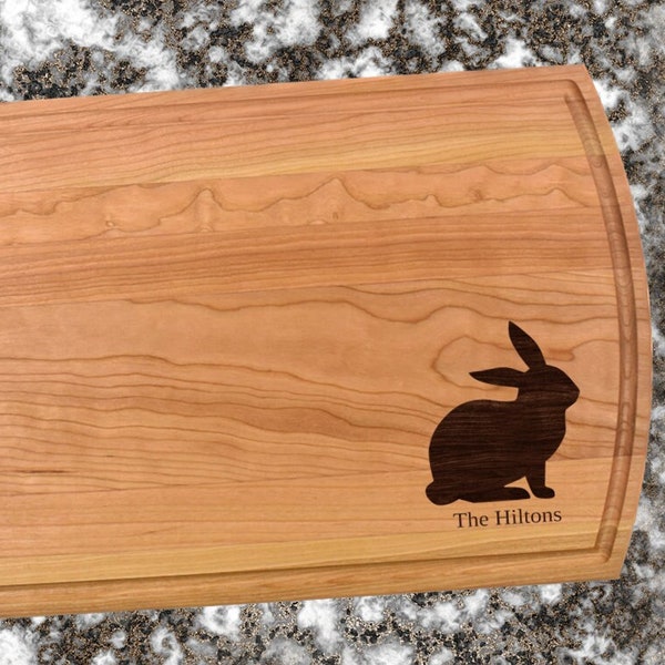 Rabbit Cutting Board - Etsy