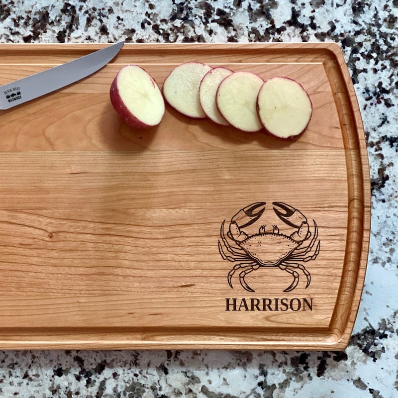 Crabs on Cutting Boards - Etsy