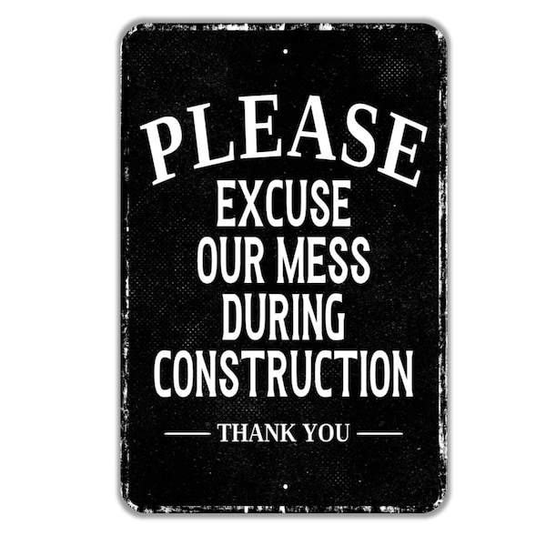 Excuse Our Mess - Etsy