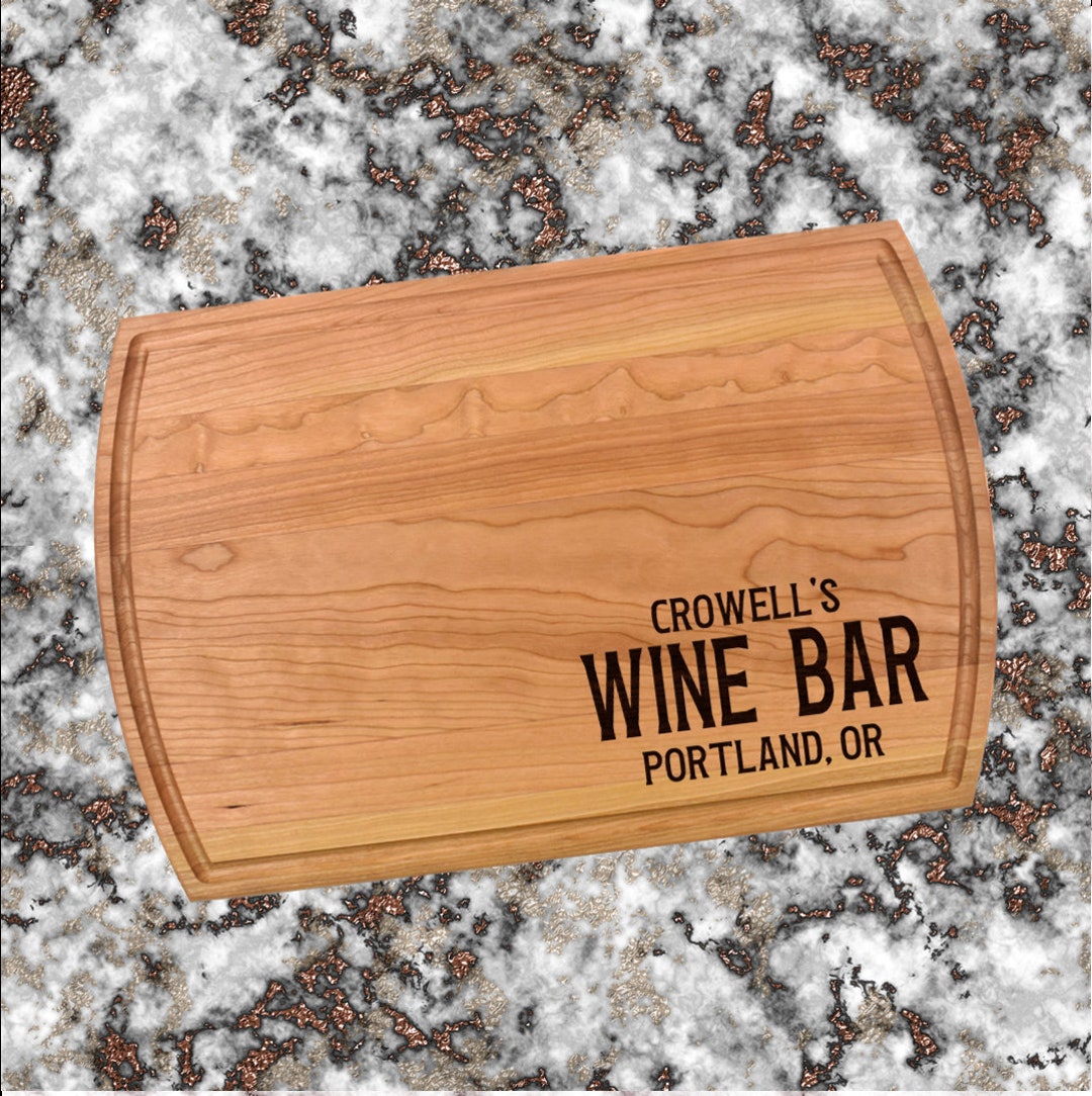 Personalized Wine Bar Cutting Board | Welcome to Our Wine Station ...