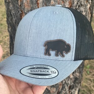 Bison Hat, Buffalo Hat, Wild Animal Hat, Wildlife Hat, Snapback Trucker ...