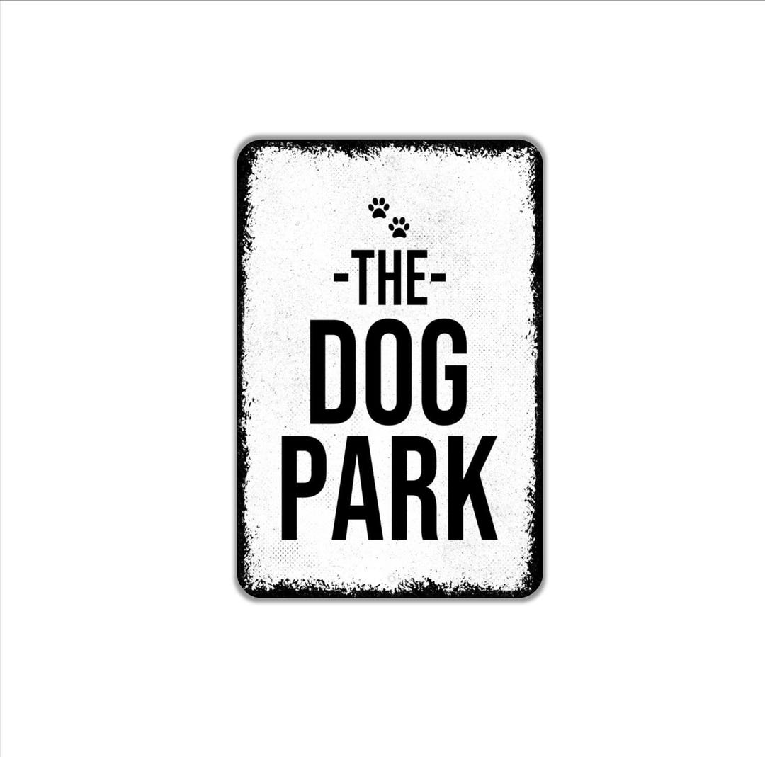 The Dog Park Sign | Rustic Pet Park Yard Sign for Backyard, Garden, or ...