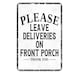 Please Leave Door Open Thank You Sign Indoor or Outdoor Metal Wall Art ...