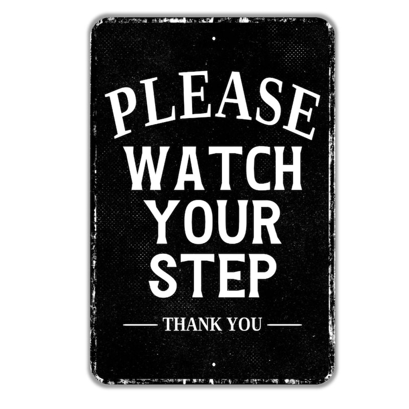 Watch Your Step - Etsy