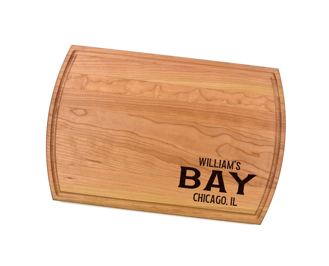Personalized Bay Cutting Board | Bay Charcuterie Board | Custom Serving ...